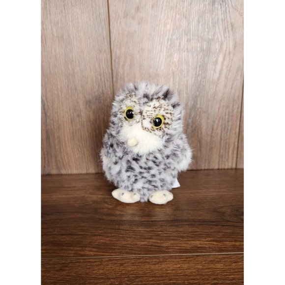 Toys | Km International Great Gray Owl Realistic Barn Owl Bird Plush ...